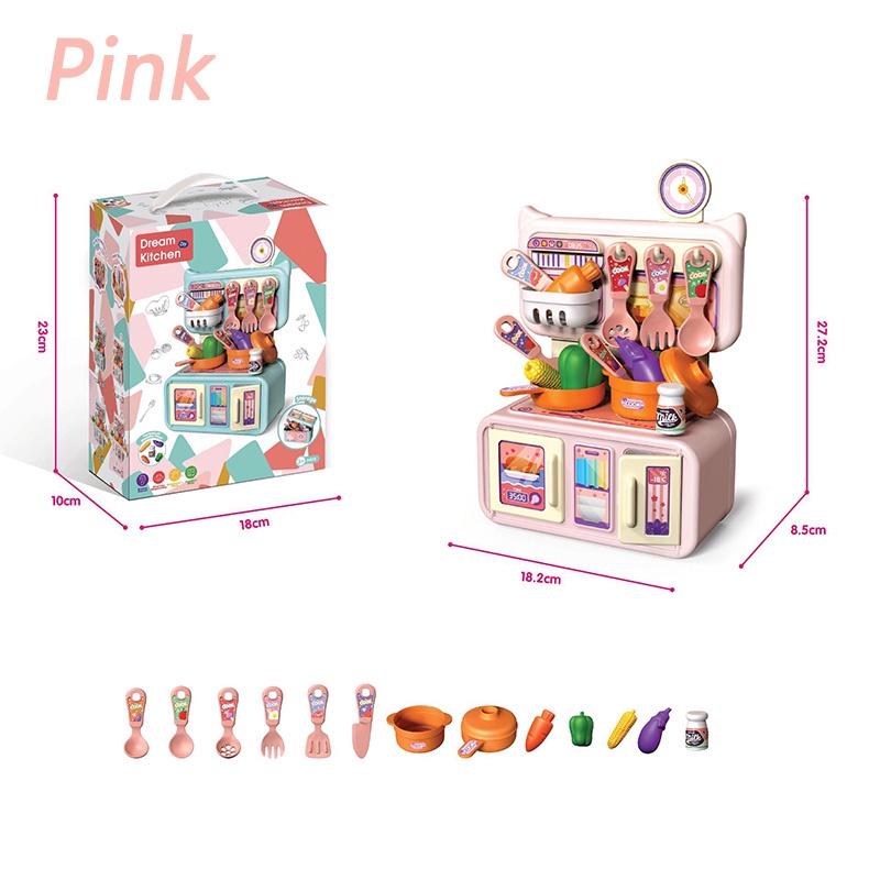 MINI KITCHEN TOY Cooking Set Toys TOYS FOR GIRLS Play and Pretend Toys ...