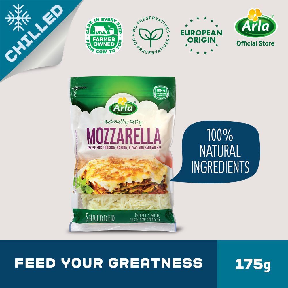 Arla Mozzarella Shredded Cheese 175g | Lazada PH