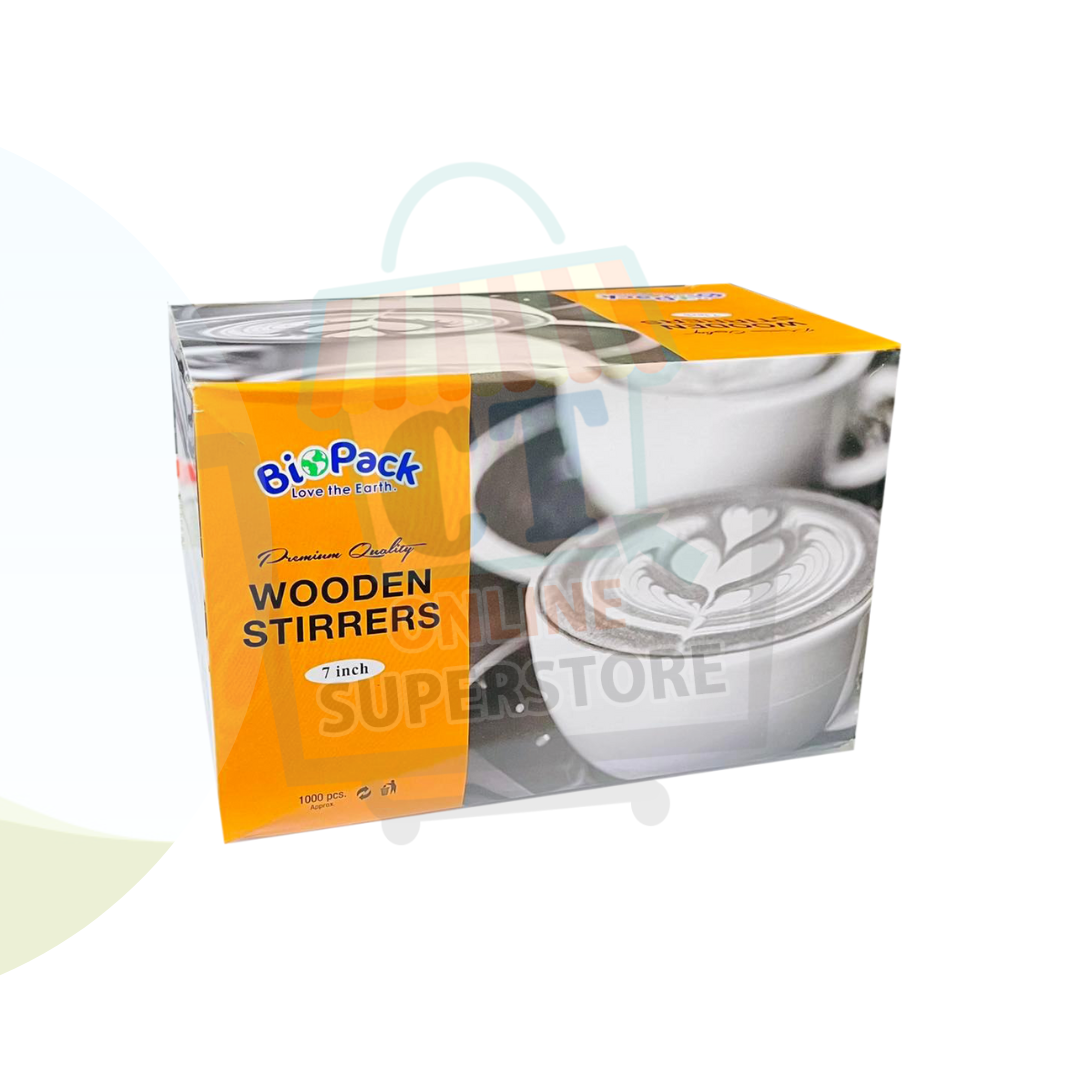 BIOPACK Coffee Wood Stirrer Approximate 1000pcs | Lazada PH