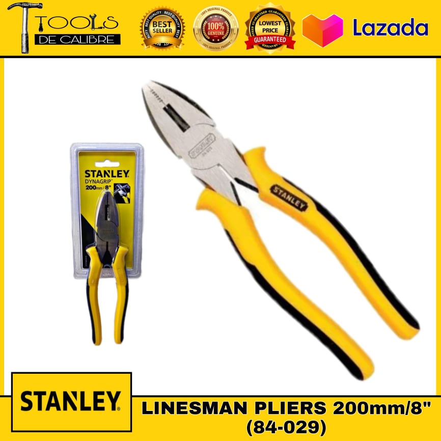 Stanley Lineman's Combination Pliers 8" (84-029) (STHT84029-8) | Lazada PH