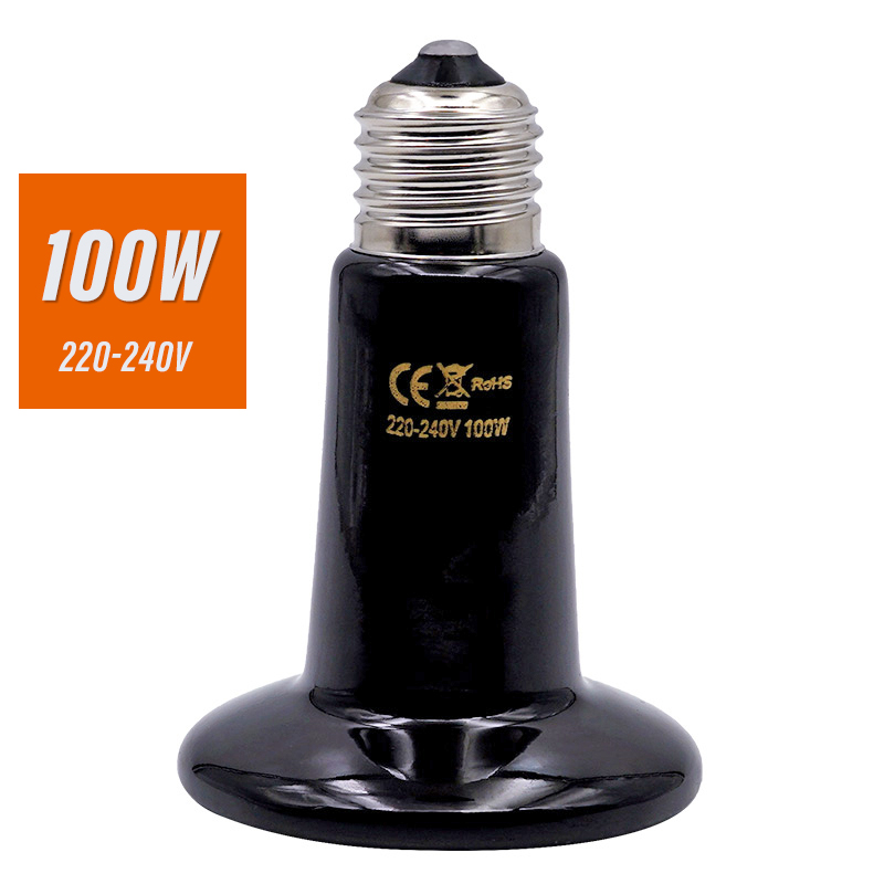 Reptile Infrared Heat Coop Chicken Shade Lizard Turtle Heat Brooder ...