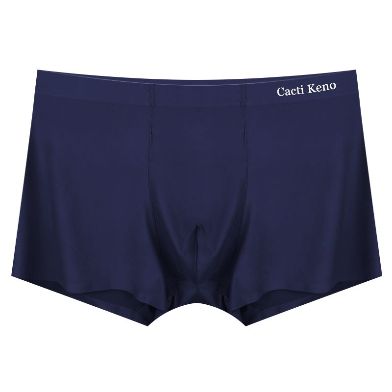 Cacti Keno Boxer Ice Silk Plus size Boxer Briefs For Men High Elastic ...