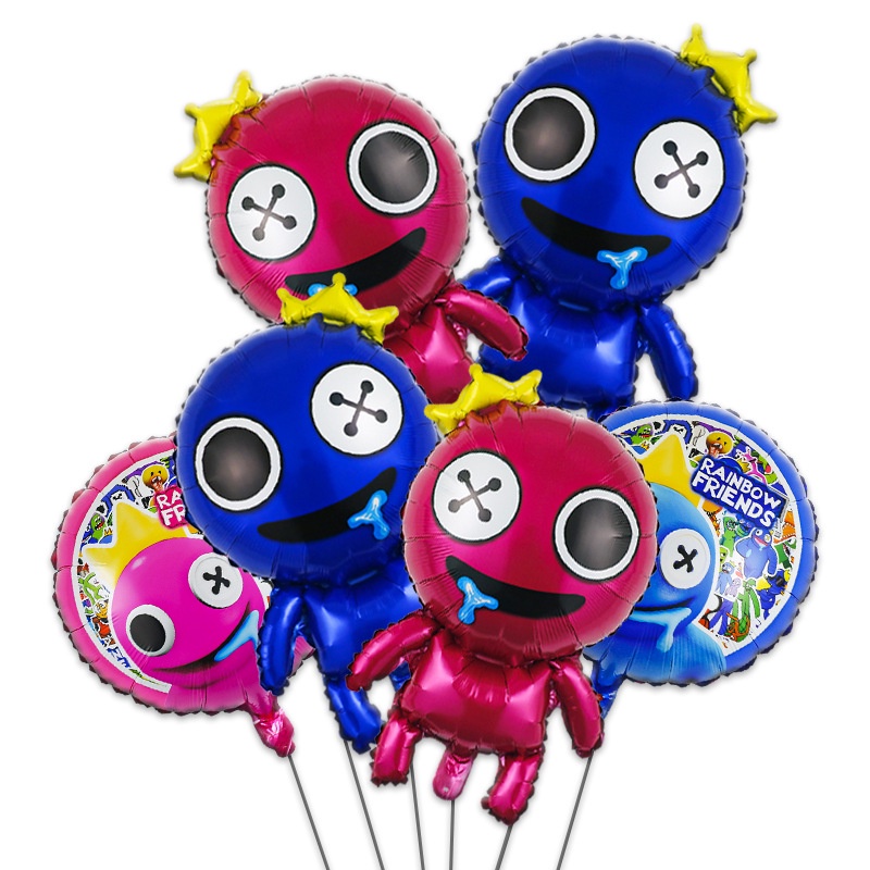 Kira Rainbow Friends foil balloon set Children kids birthday party ...