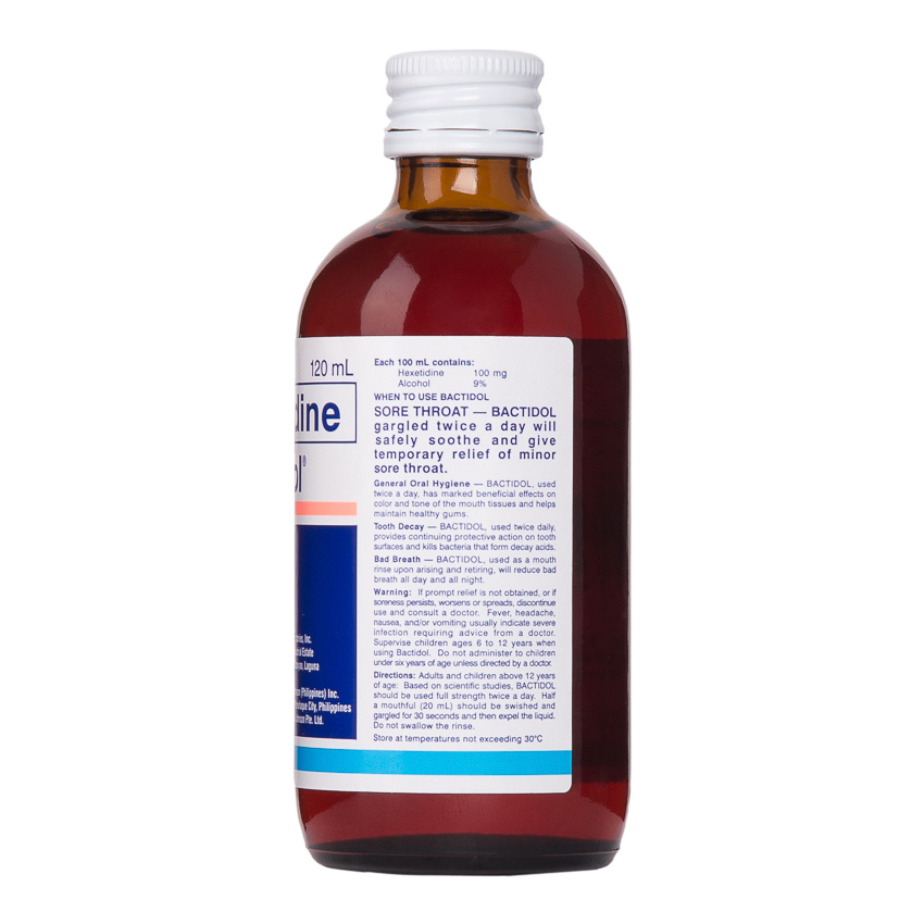 Bactidol Oral Antiseptic Gargle 120ml | Lazada PH