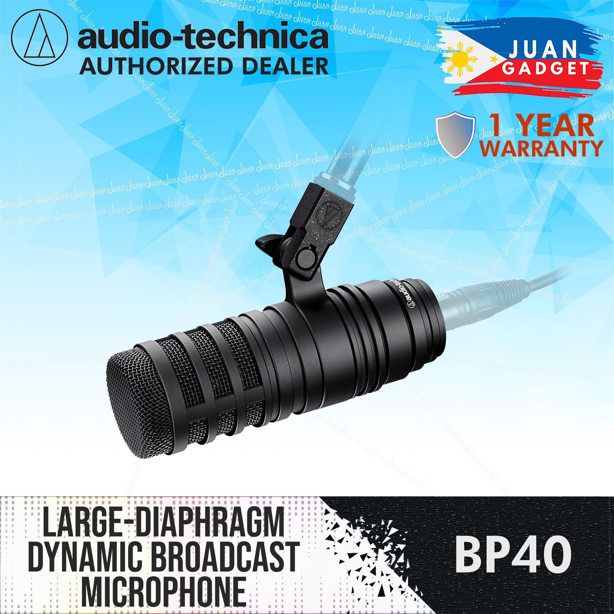 Audio Technica BP40 Large Diaphragm Dynamic Broadcast Microphone | JG ...