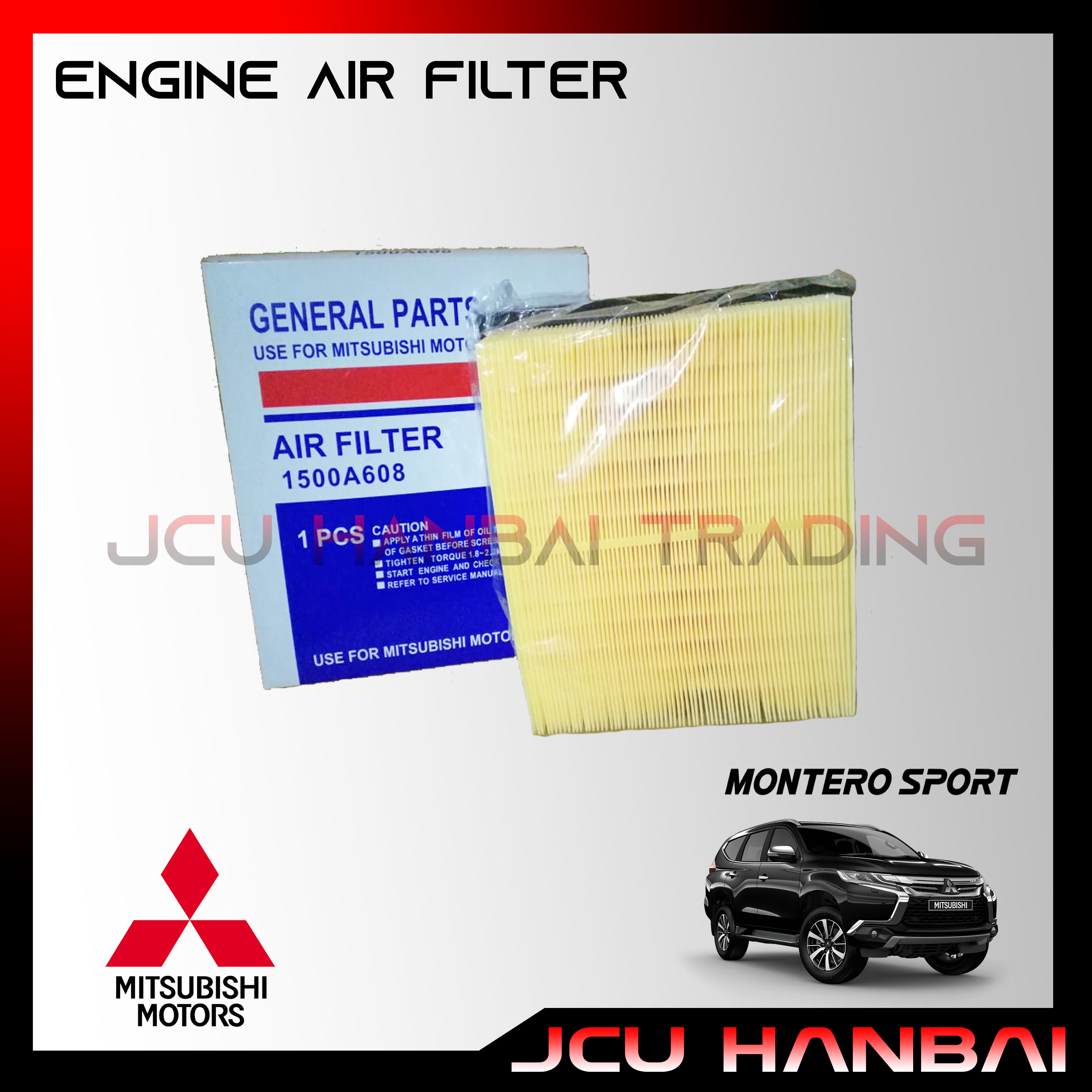 Engine Filter, Air Filter for Mitsubishi Montero Gen3, 2016, 2017, 2018 ...