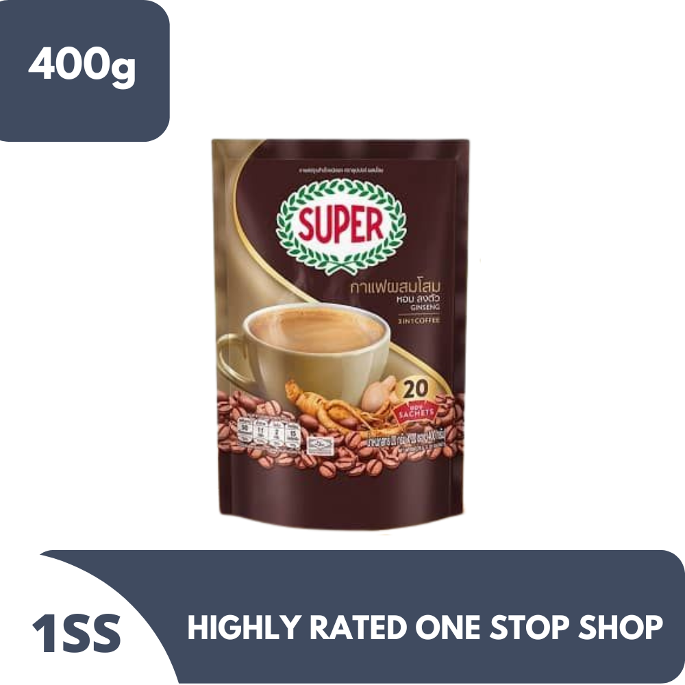 Super Instant Ginseng Coffee (20 sachets) 400g | Lazada PH