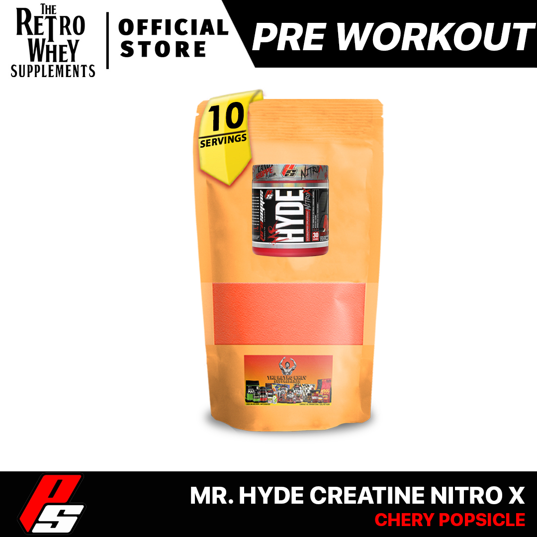 Pro Supps Mr. Hyde Nitrox Intense Energy Pre-Workout Powder 10 Servings ...