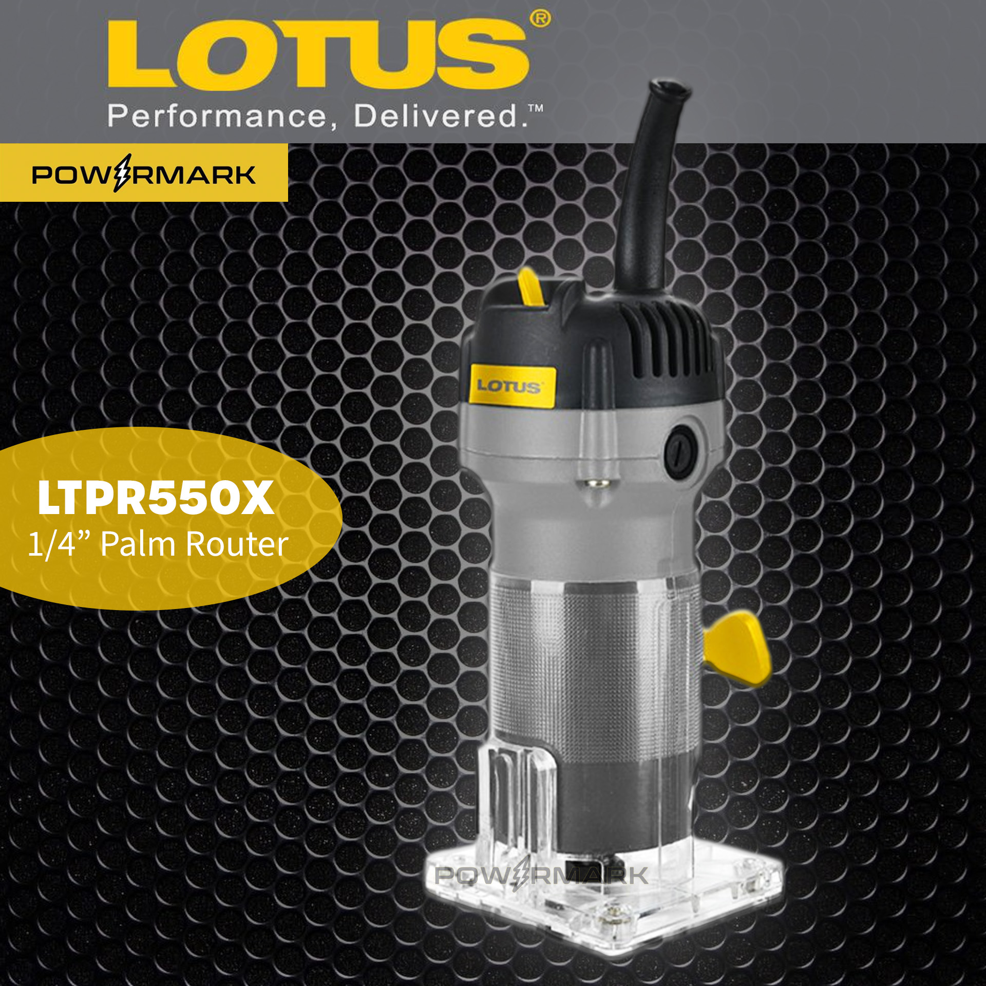 LOTUS LTPR550X Palm Palm Router 550W 1/4" [POWERMARK | LPT] | Lazada PH