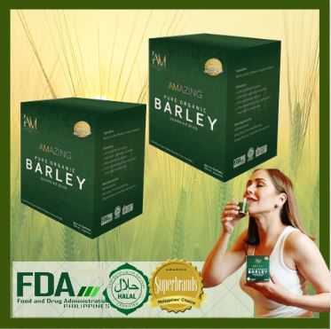 2 BOXES of IAM Amazing Pure Organic Barley Amazing Pure Organic Barley ...