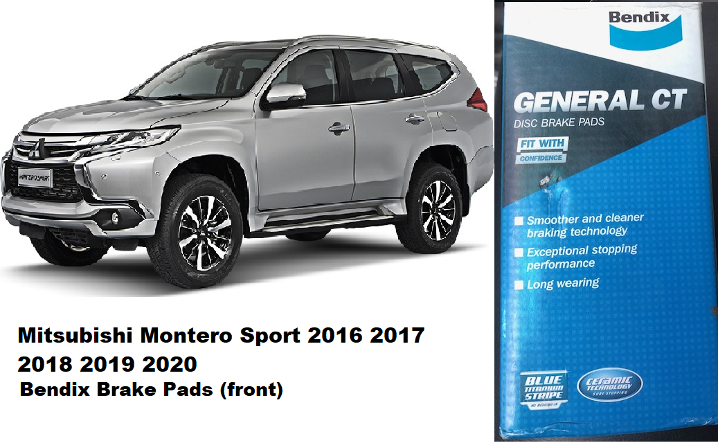 Mitsubishi Montero Sport 2016 2017 2018 2019 2020 2021 2022 2023 Bendix ...