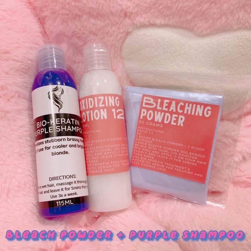 Sonique Hair Bleaching Set / BLEACHING POWDER ( Small Set Good for 1 ...