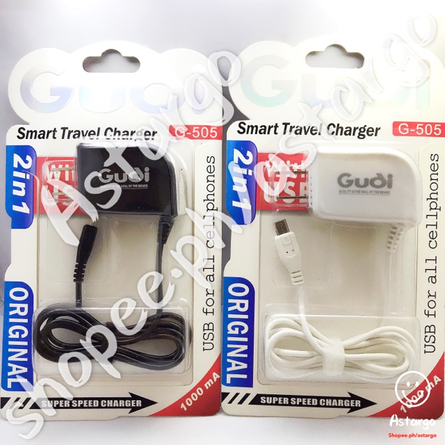 g505 2in1 smart travel charger with USB for android | Lazada PH