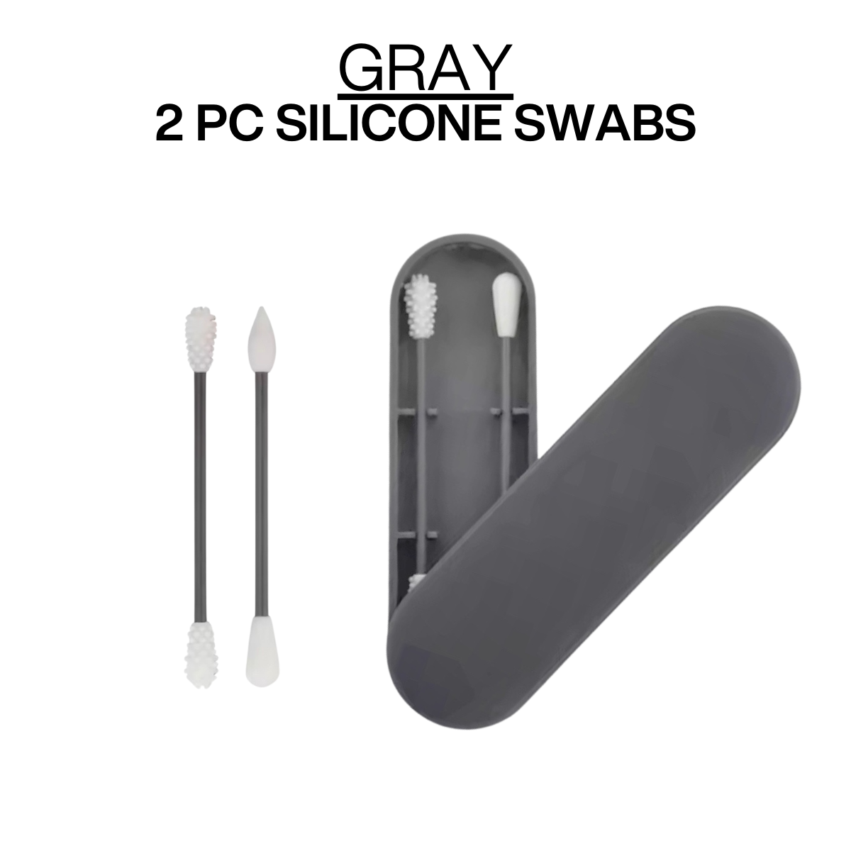 Eco-friendly Reusable Silicone Swabs FOR EAR CLEANING AND MAKE UP ...
