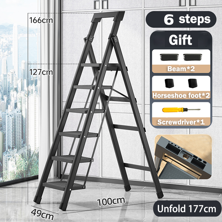 Weigh 150kg YUANNAI ladder 4 steps ladder foldable ladder folding 6 ...