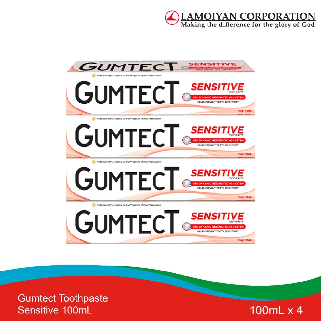 Gumtect Sensitive Toothpaste 100mL x 4 | Lazada PH