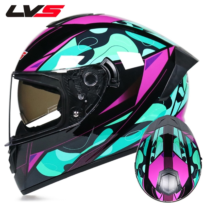 Lvs Dual Helmet Full Face Motorcycle For Red Venom | Lazada PH