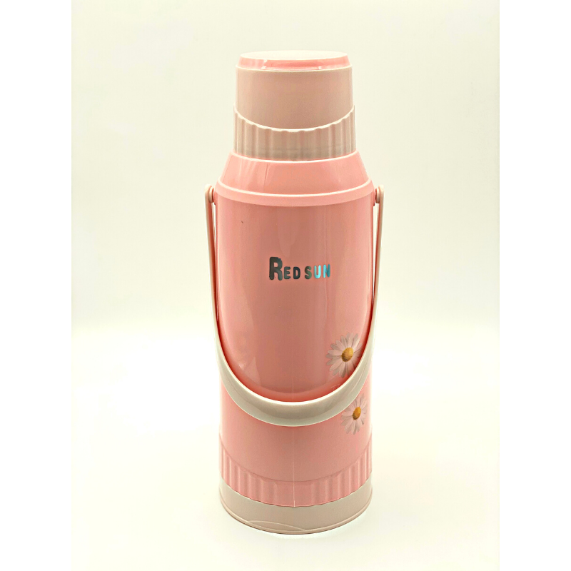 Gateway Trading Thermos Red Sun Vacuum Flask Thermos Hot water in 48hrs ...