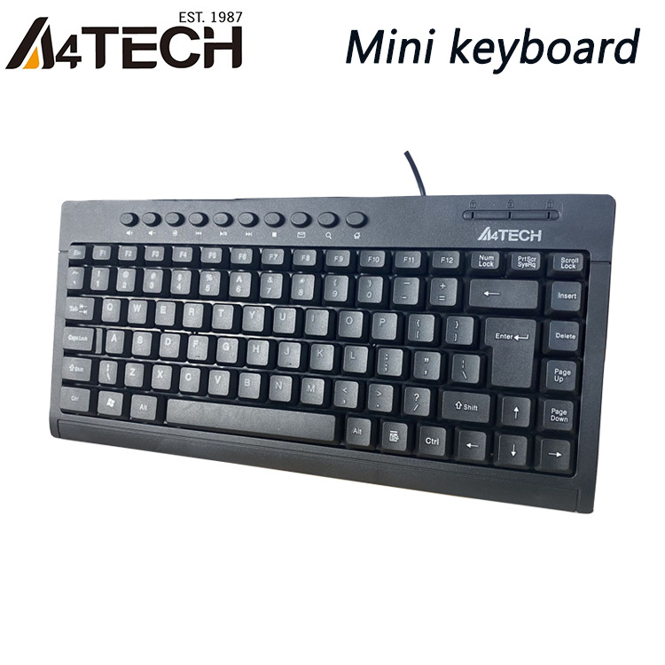 A4tech Mini USB Wired Computer Keyboard Comfortable Office Universal ...