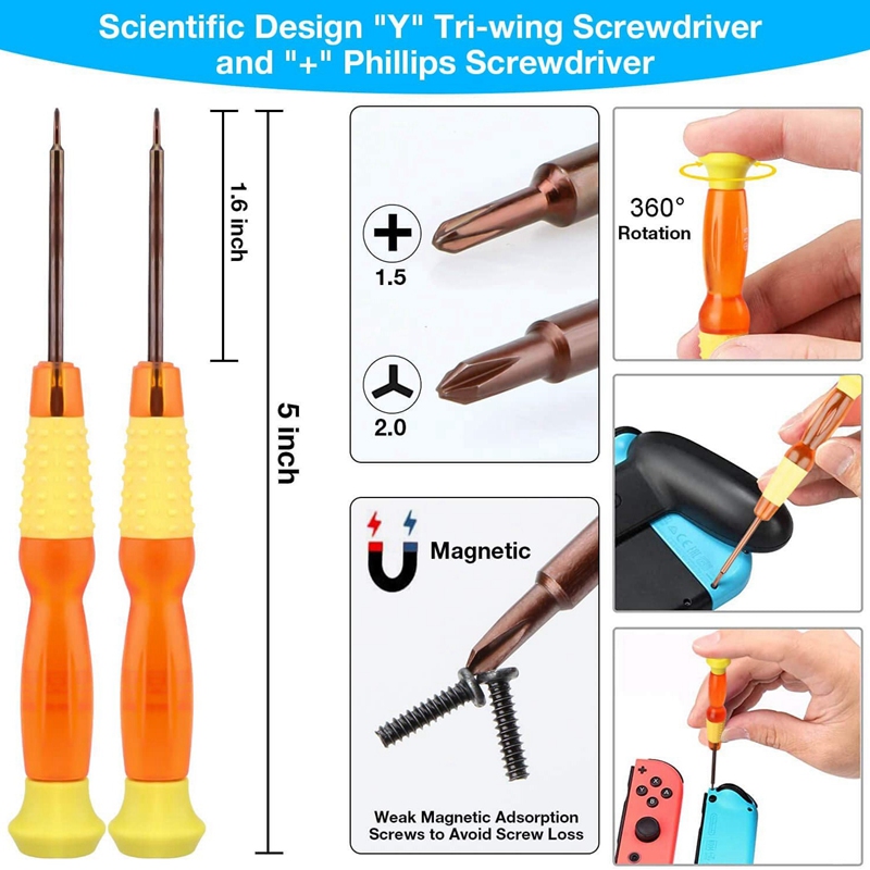 (4 Pack) 3D Analog Stick Repair Kit for Nintendo Switch Joy Con with ...