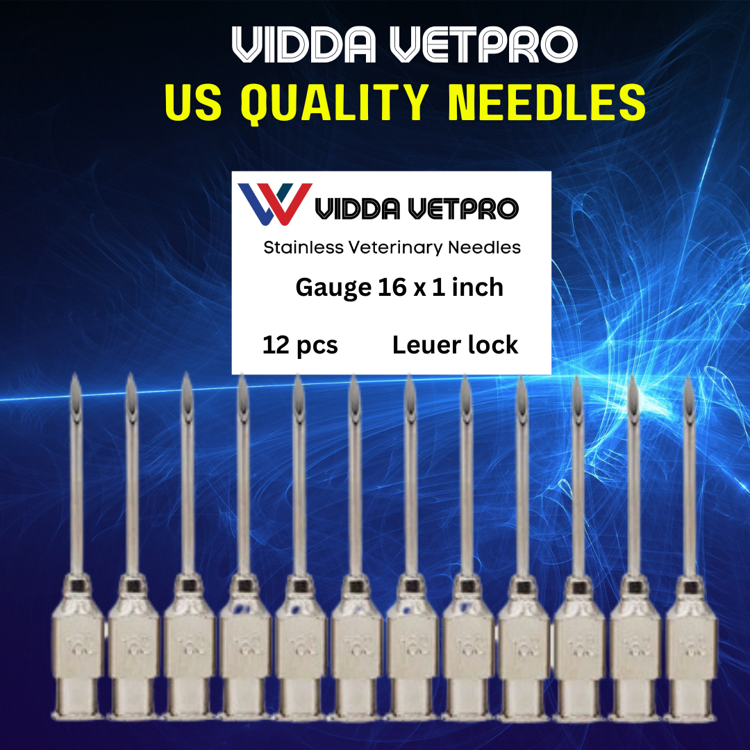 1 Dozen Vidda VetPro Stainless US Quality Needles Stainless Steel ...
