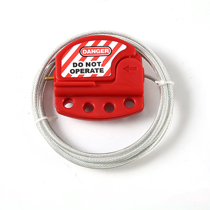 Lockout Tagout Cable Lock 4mm Diameter 1.8m Length Lock Out Tag Out ...