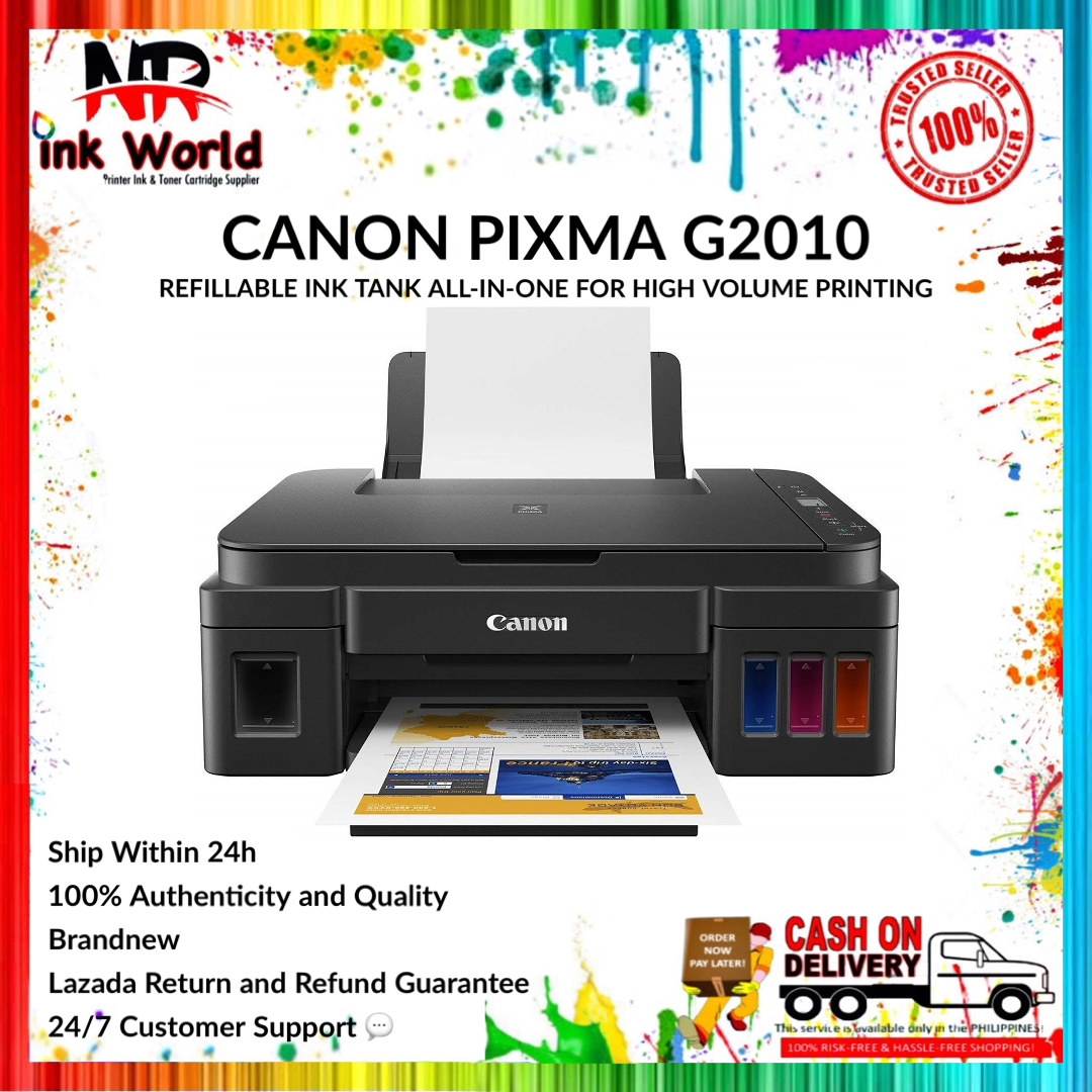 Canon Pixma G2010 Refillable Ink Tank System - Print / Scan / Copy (1 ...