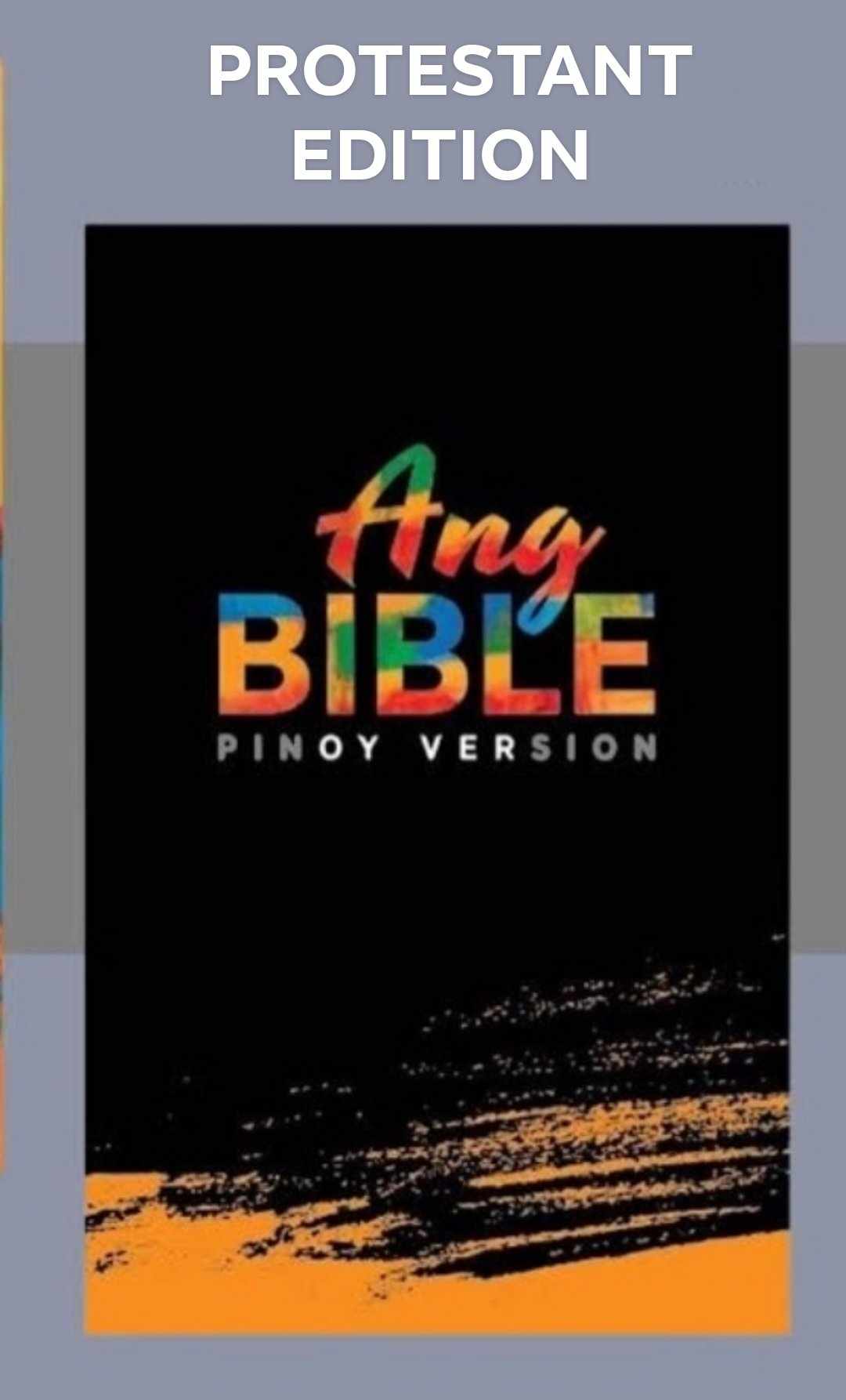 Ang BIBLE / Pinoy Version / Luma at Bagong Tipan / Protestant Edition ...