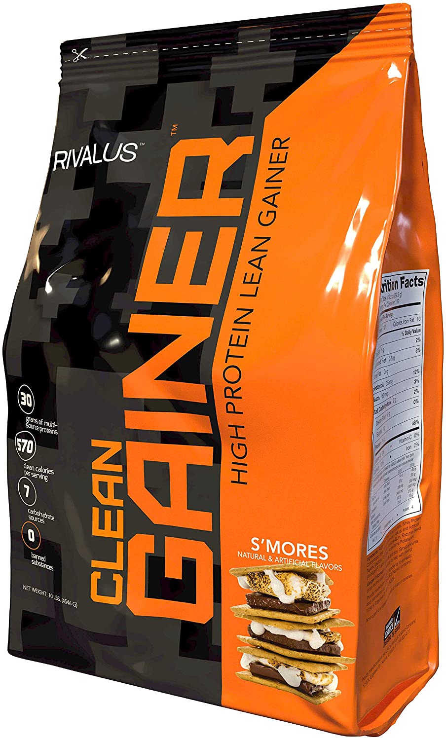 RIVALUS CLEAN MASS GAINER 12LBS SMORES | Lazada PH