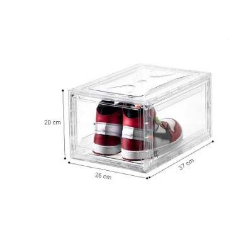 MAGNETIC FRONT DROP ACRYLIC SHOE BOX | Lazada PH