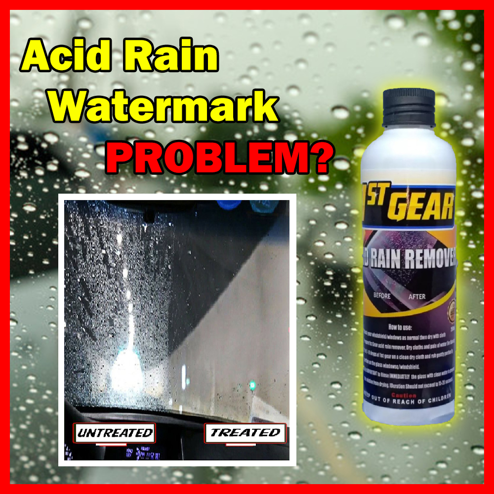 1st Gear Acid Rain Remover (250ml) WITH FREE MICROFIBER TOWEL AND ...