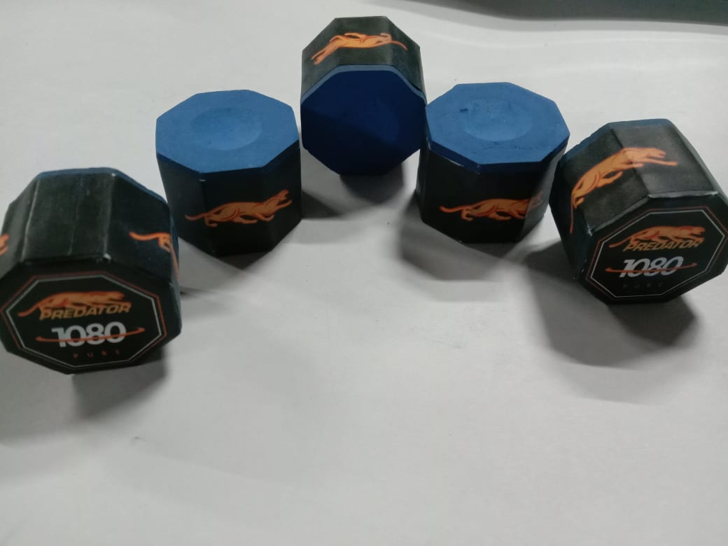 3 pcs. Predator Octagon Blue Billiard Cue Chalk / tisa ng tako sa ...