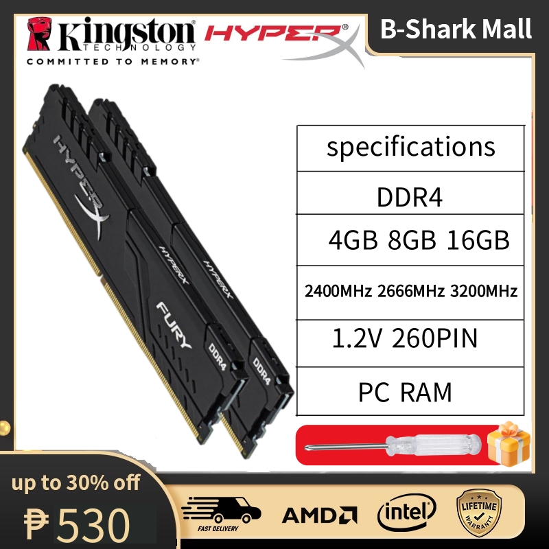 Local Stock Kingston HyperX DDR4 RAM 4g/8g/16g 2400MHz 2666Mhz 3200MHz ...