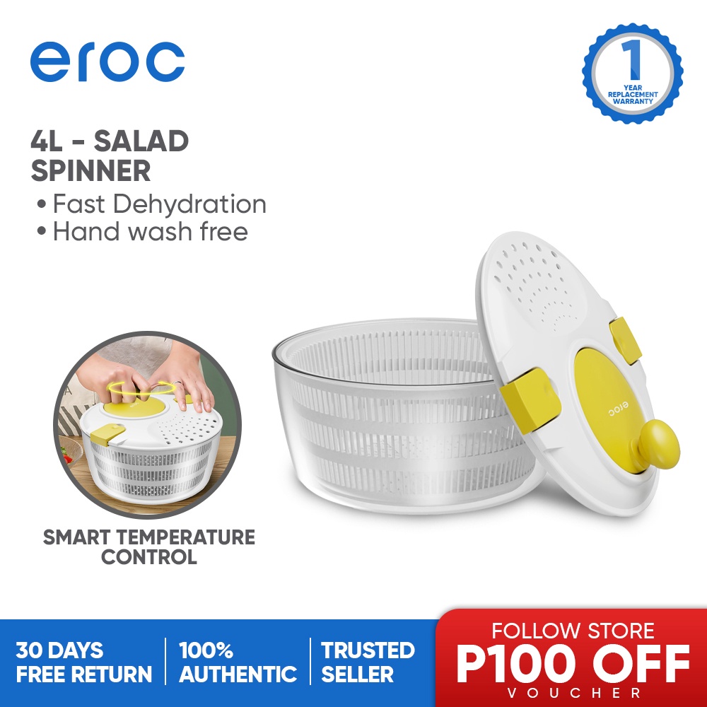 Eroc KT-SS01 Salad Spinner 4LoL5 | Lazada PH
