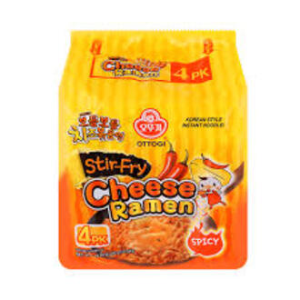 OTTOGI CHEESE RAMEN & SPICY 111G / OTTOGI STIR FRY CHEESE RAMEN & SPICY ...