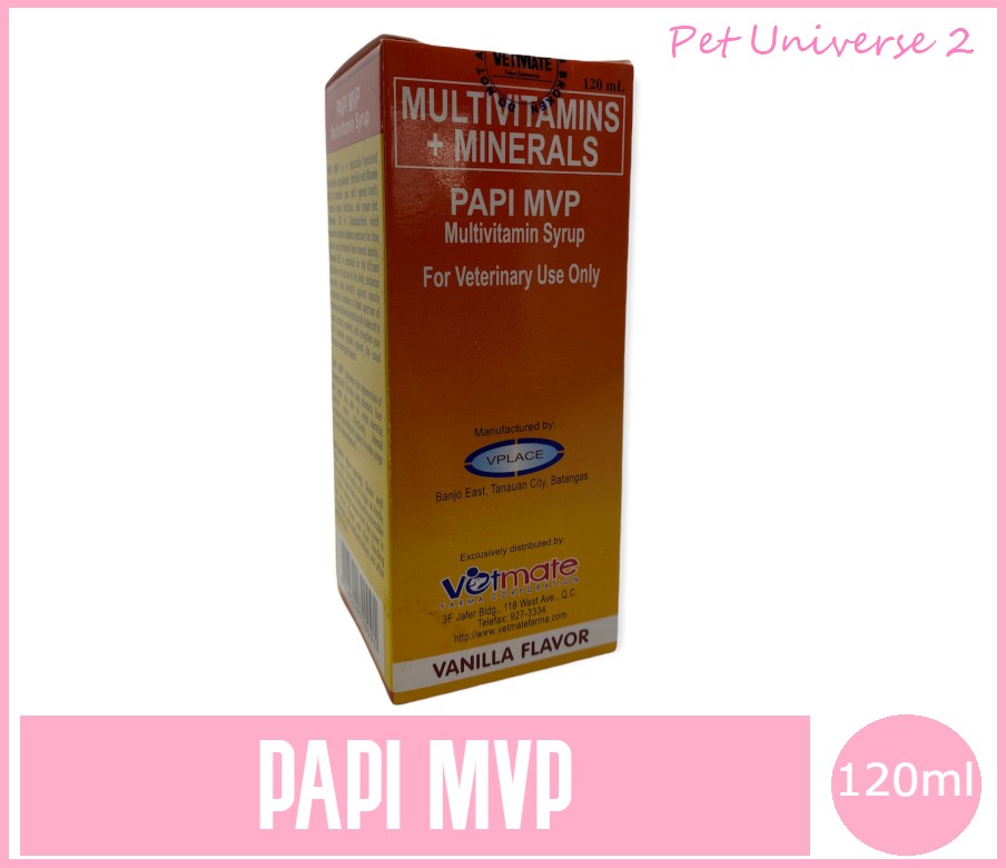 PAPI MVP Multivitamins Syrup 120ml | Lazada PH