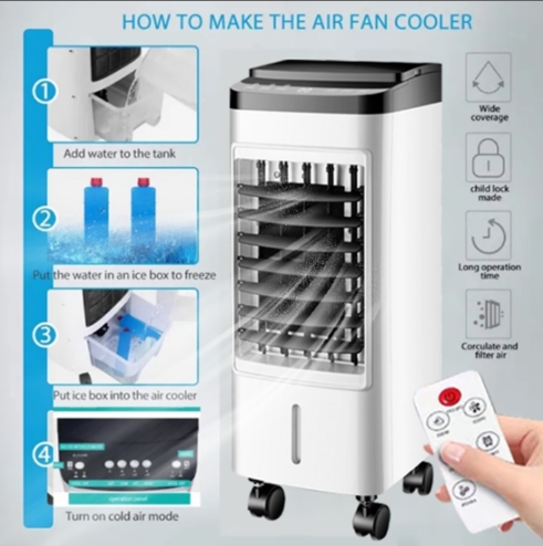 Air Cooler Portable Conditioner Fan Inverter Aircon Electric Hanabishi ...