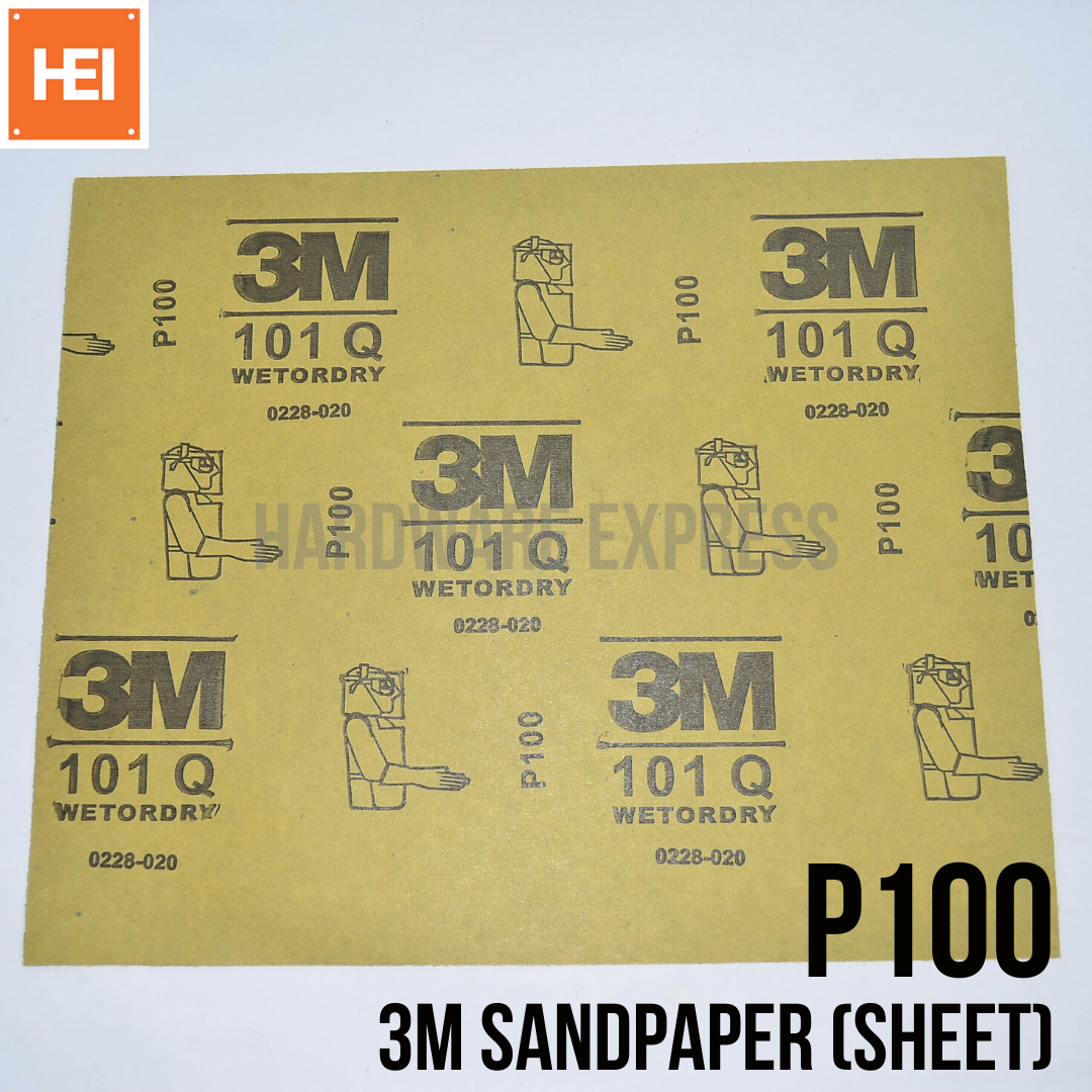 3M Sand Paper Grit #100 to #1000 (Sold per Sheet) | Lazada PH