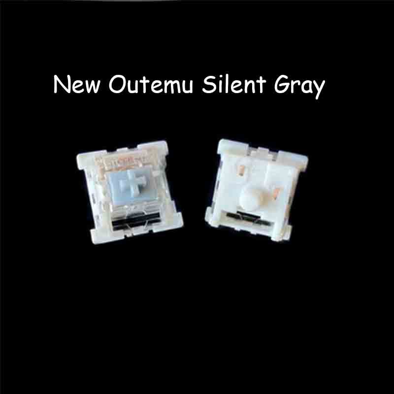 Outemu Silent White Gray Switch Mechanical Keyboard MX Office Dormitory ...