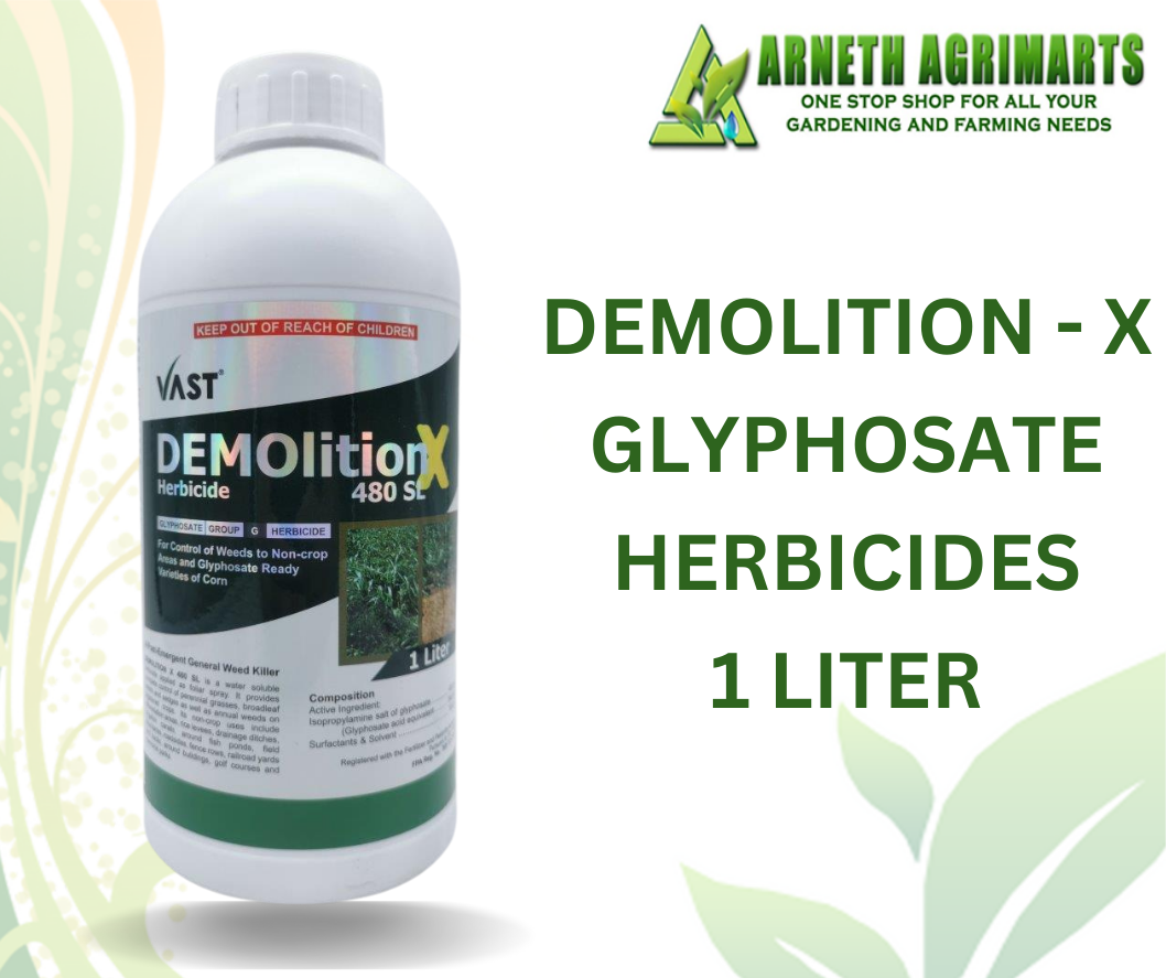 DEMOLITION X GLYPHOSATE HERBICIDE BY VAST AGRO 1 LITER | Lazada PH