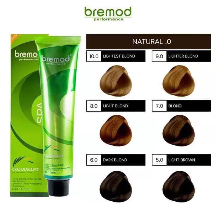 Bremod Hair Color Cream (Basic Colors) 100ml (NO OXIDANT INCLUDED) BR ...