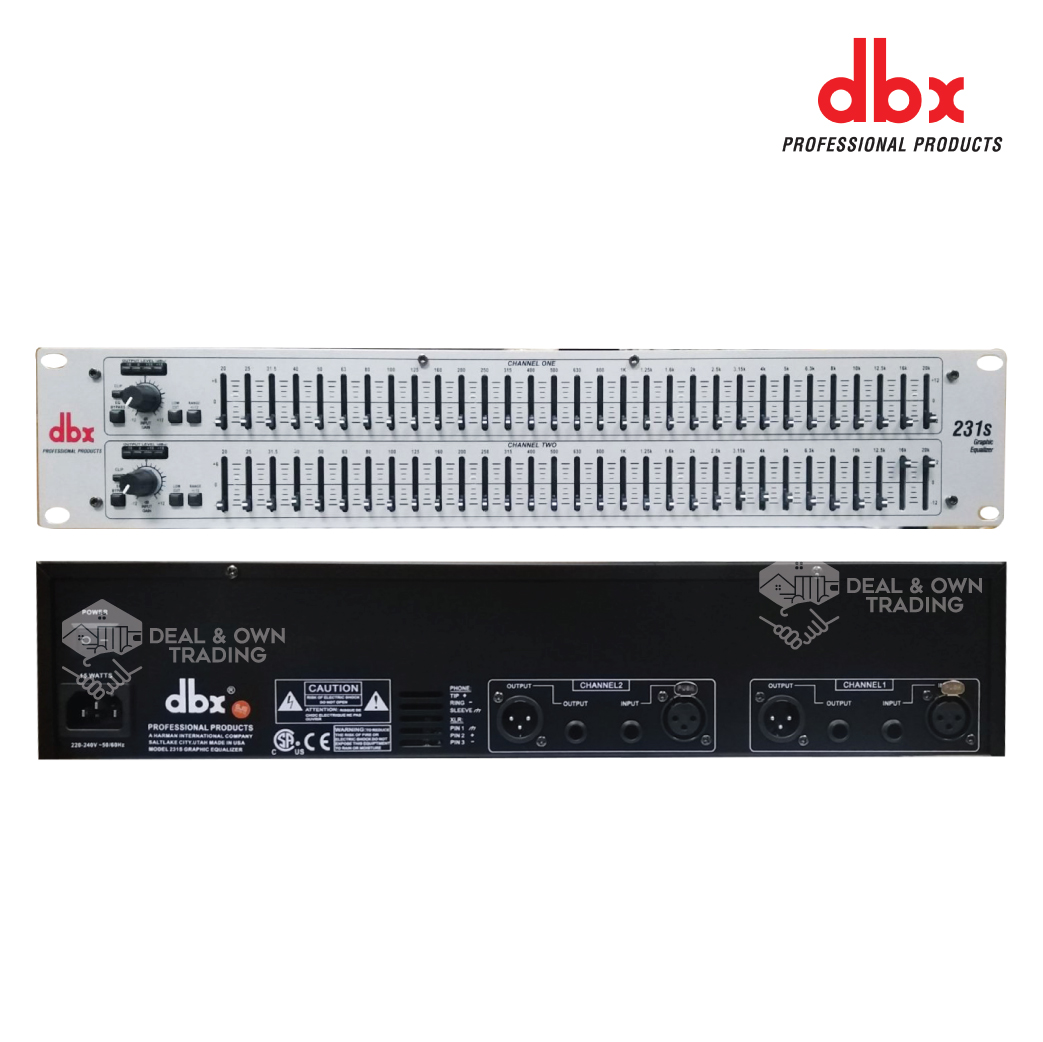 DBX 231S Dual 31- Band Graphic Equalizer (OEM) | Lazada PH