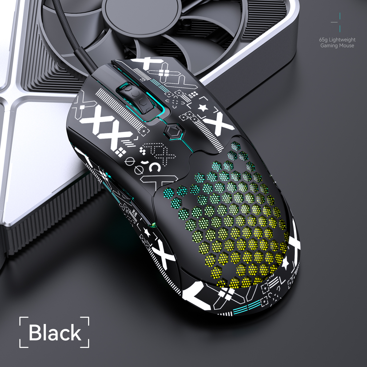 Ziyoulang M5 Wired Gaming Mouse 16 Rgb Backlit Ultralight With Programmable Driver 12000 Dpi