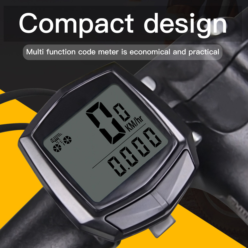 SD-581 SUNDING Waterproof Bicycle Wired Codemeter Bike Speedometer For ...