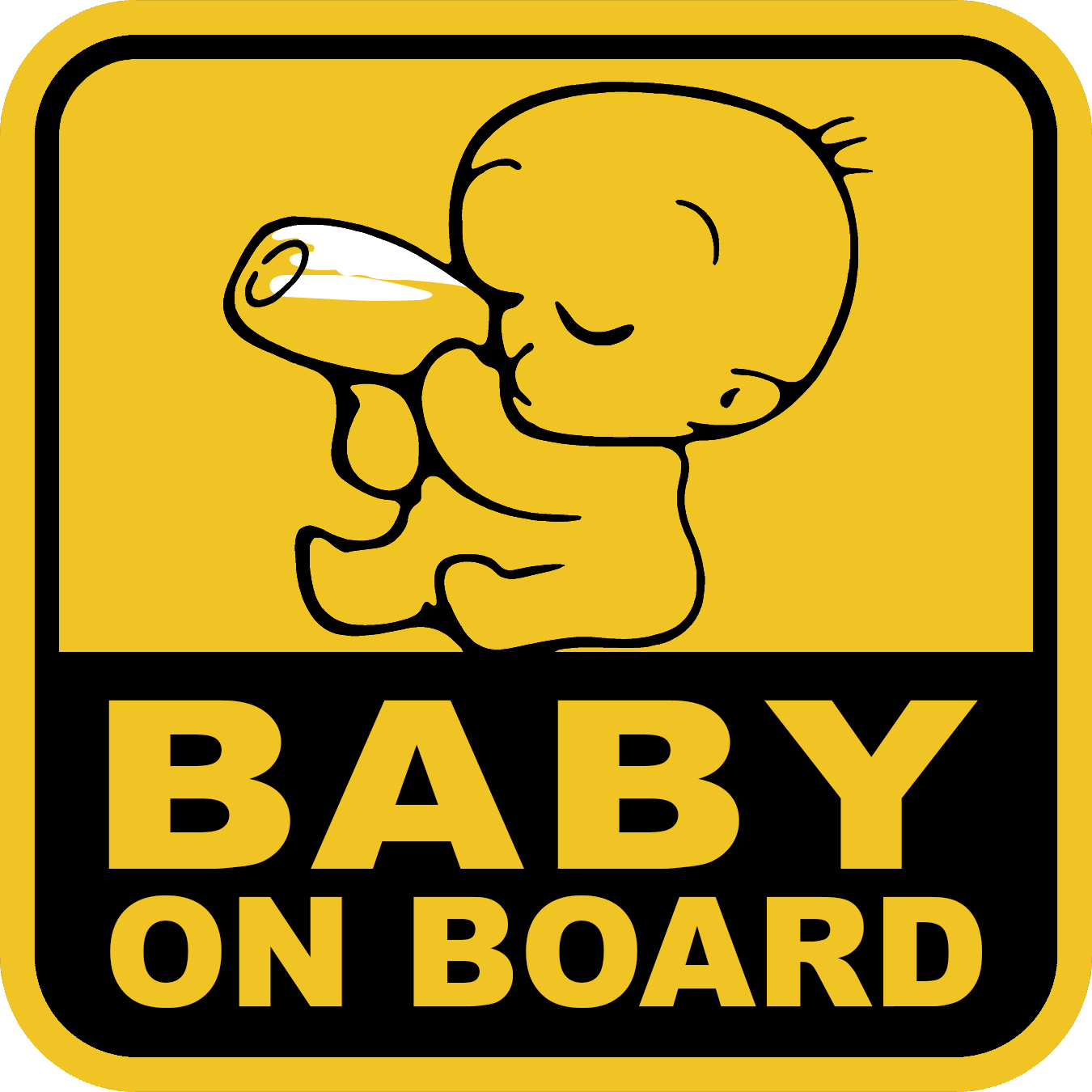 BABY ON BOARD STICKER ZEE Bros. DigiPrint | Lazada PH