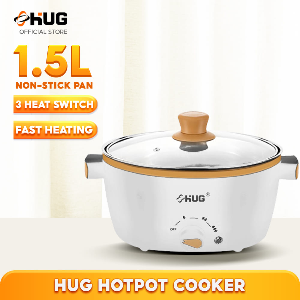 Hug Multifunctional Non-Stick Electric Cooker Fast Heating Single Layer ...