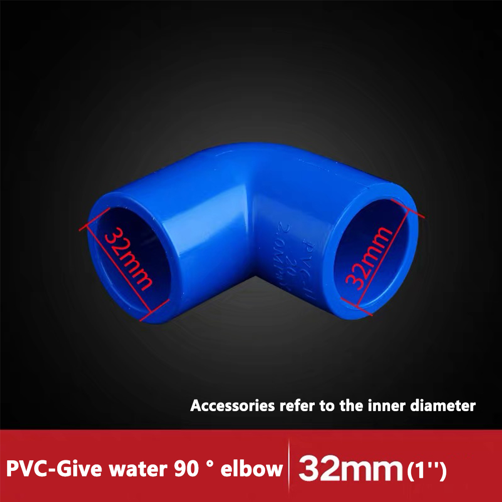 Pvc Blue Elbow Water Blue Piping System Accessories 1/2" 3/4'' 1 ...