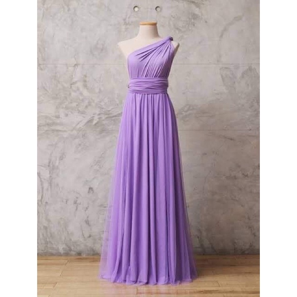 LAVENDER INFINITY DRESS WITH TULLE | Lazada PH