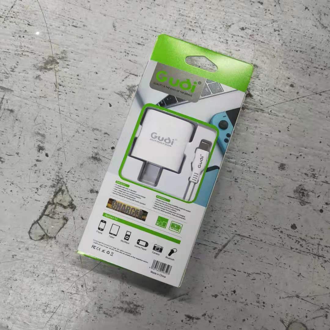 Gudoo Original Gudi 2.1A Quality Dual USB Fast Charger Adapter Charging ...