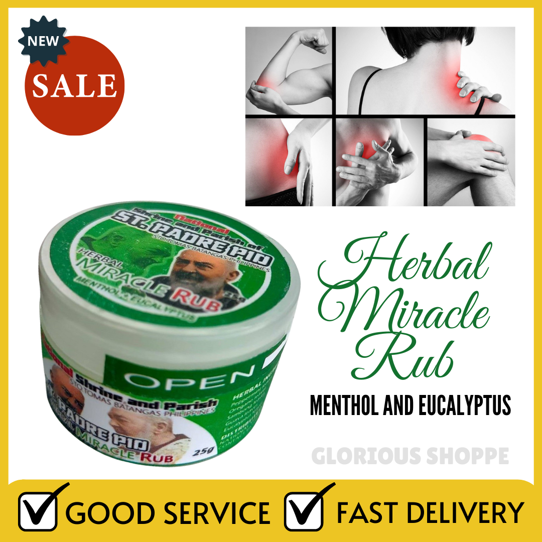 NEW ARRIVAL Miracle Rub Saint Padre Pio Healing Ointment Miracle Pain ...
